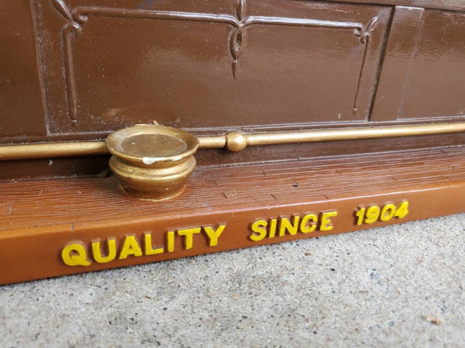 Vintage Yusay Pilsen Beer Chalkware Sign Display - Etsy