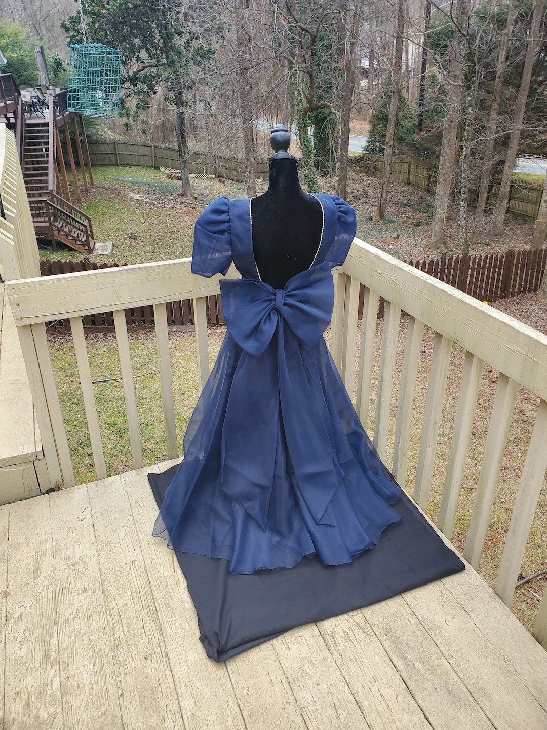 Vintage 1990s Prom Dress V Cut Back Vintage Brides Maid Dress - Etsy