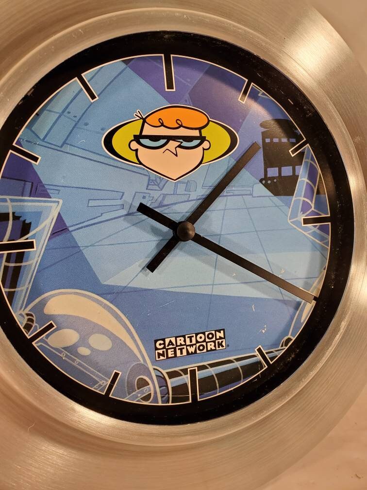 Vintage Cartoon Network Dexter's Laboratory Clock 12 - Etsy
