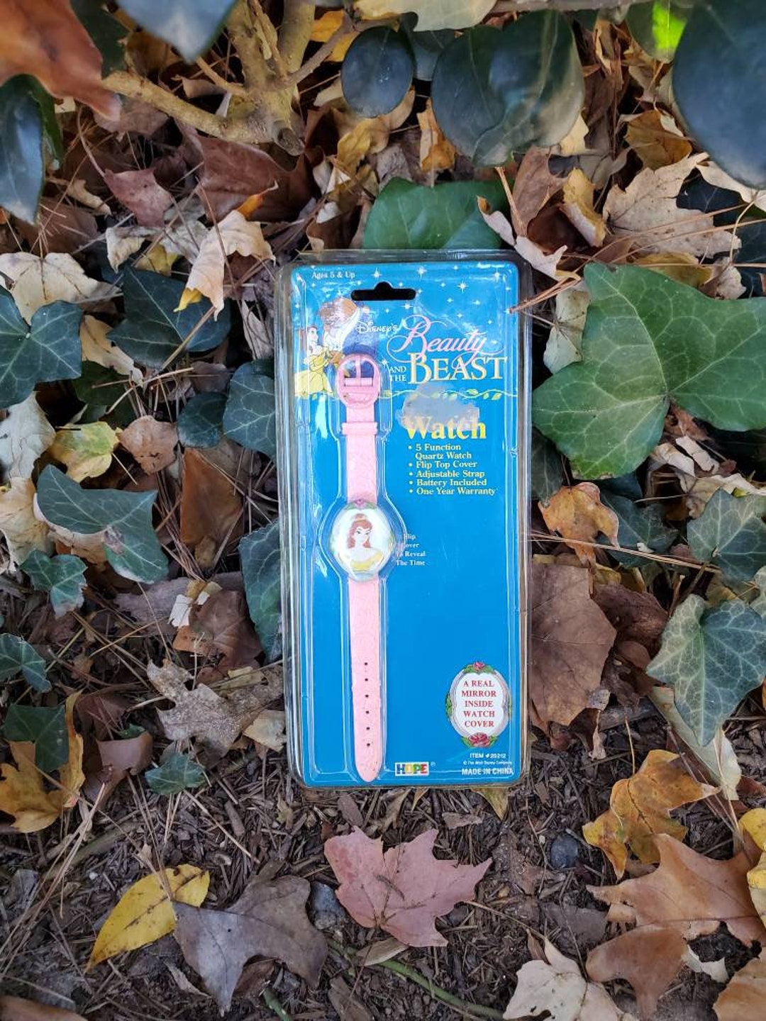 Vintage Walt Disney Beauty and the Beast Bell Watch - Etsy