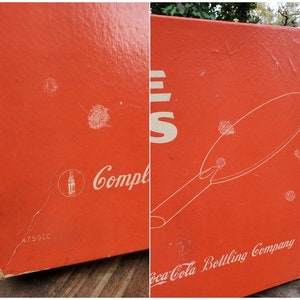 Vintage 1950s Coca-cola Table Tennis Ping Pong Set - Etsy