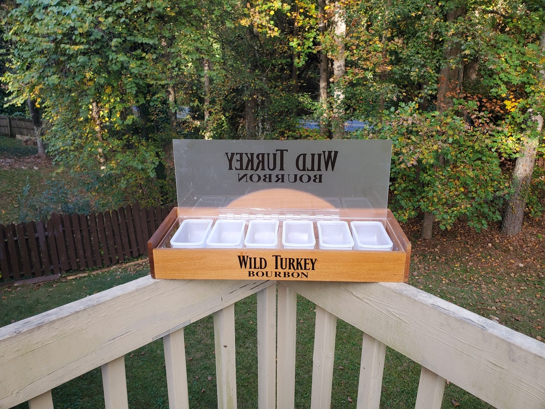 Original Wild Turkey Bourbon Display Cabinet Container - Etsy