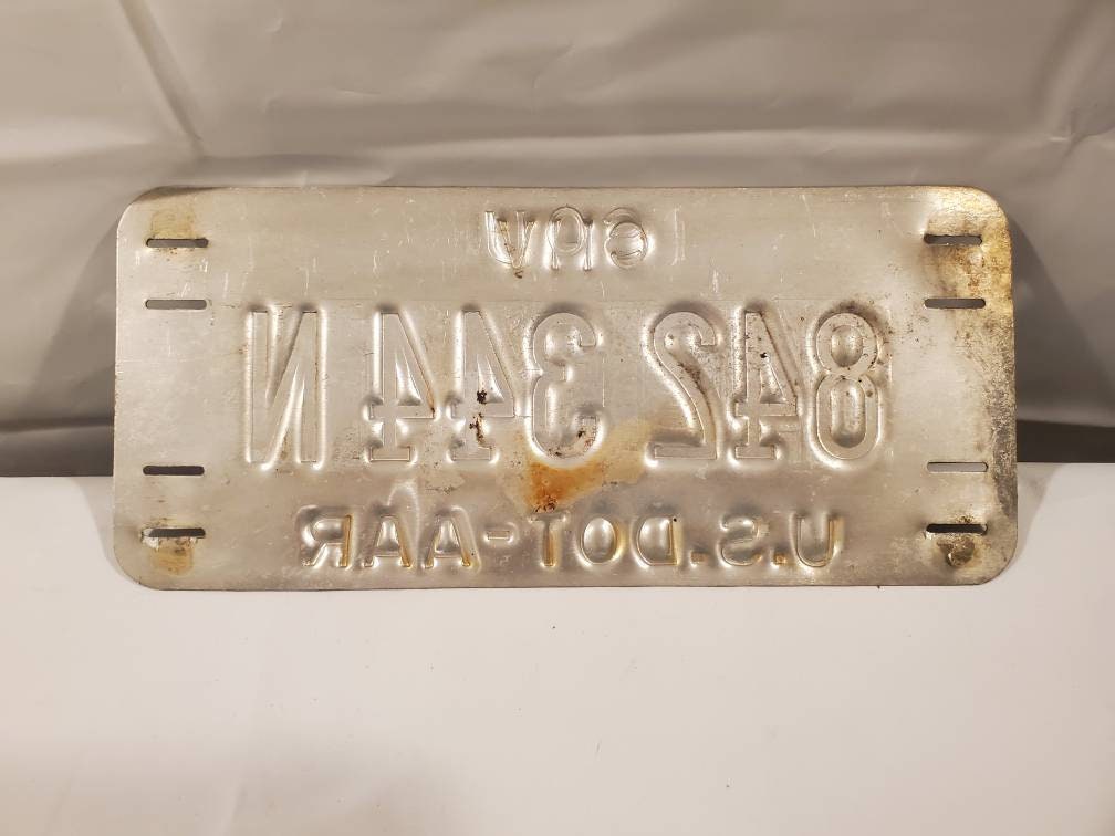 Vintage CHV Chattahoochee Valley Railway Train License Plate - Etsy ...