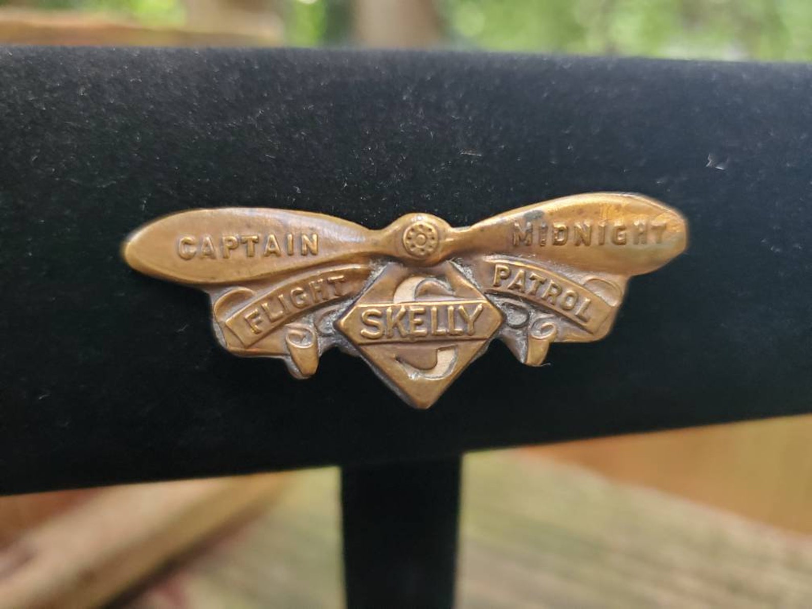 Vintage Captain Midnight Flight Patrol Skelly Pin - Etsy