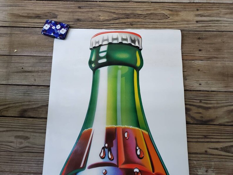 Vintage 1983 Verkerke Jan Hunt Coca-cola Bottle Poster - Etsy