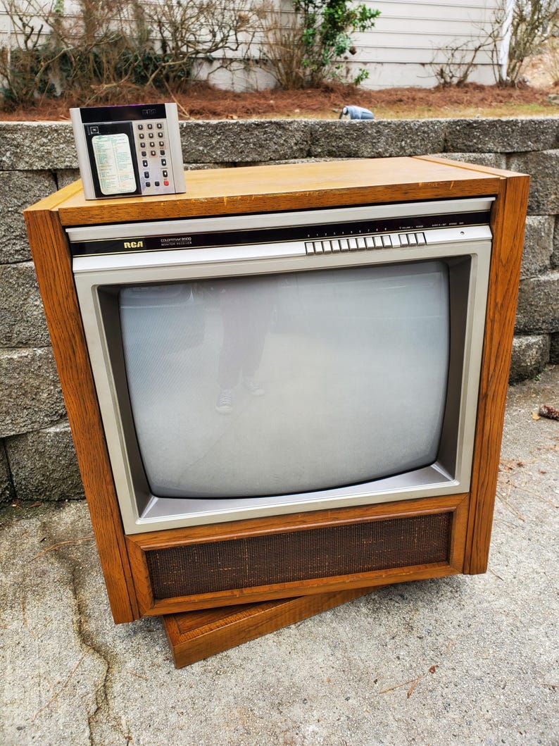 Vintage Rare 1984 RCA Colortrak 2000 Television Gaming TV GKC2040P - Etsy