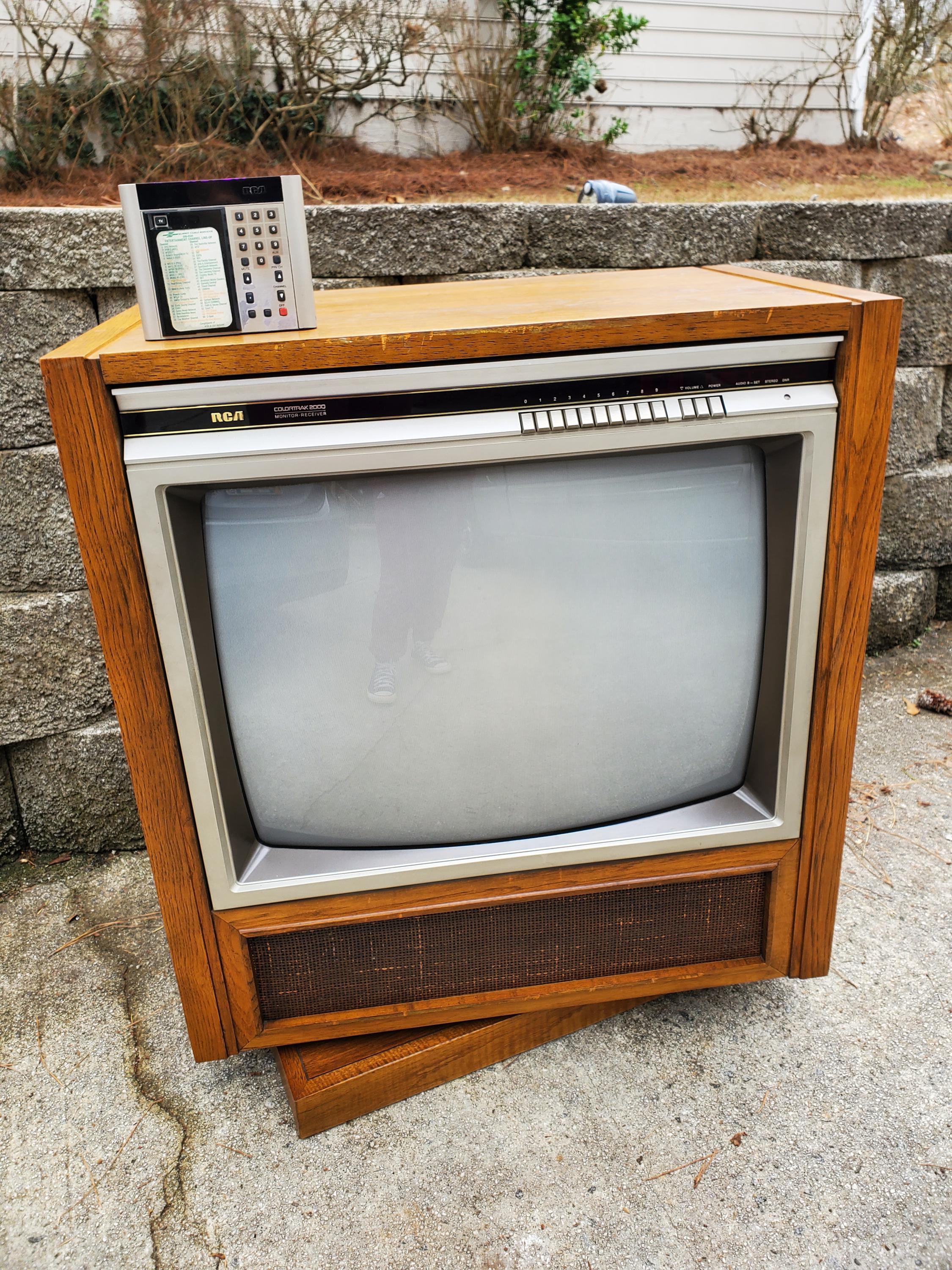 Vintage Rare 1984 RCA Colortrak 2000 Television Gaming TV GKC2040P - Etsy