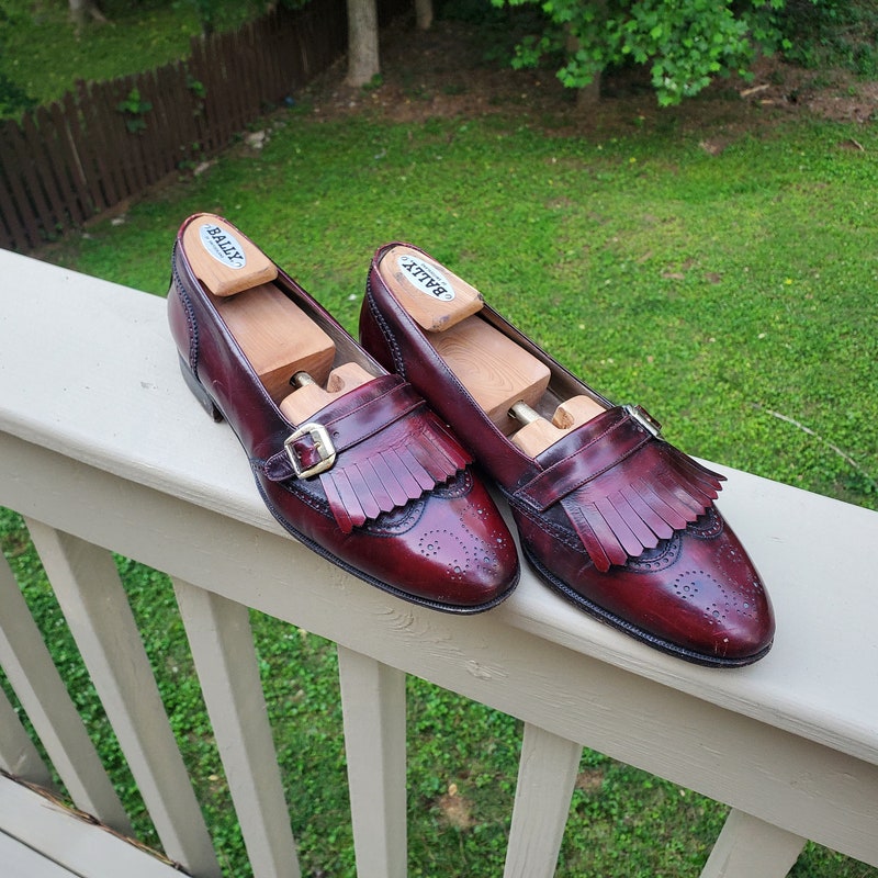 Vintage Bally Mens Shoes - Etsy