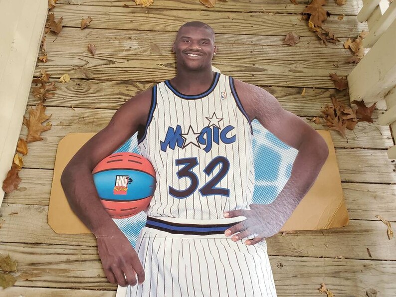 Vintage NBA Shaquille O'neal Shaq Attack Cutout Standee - Etsy