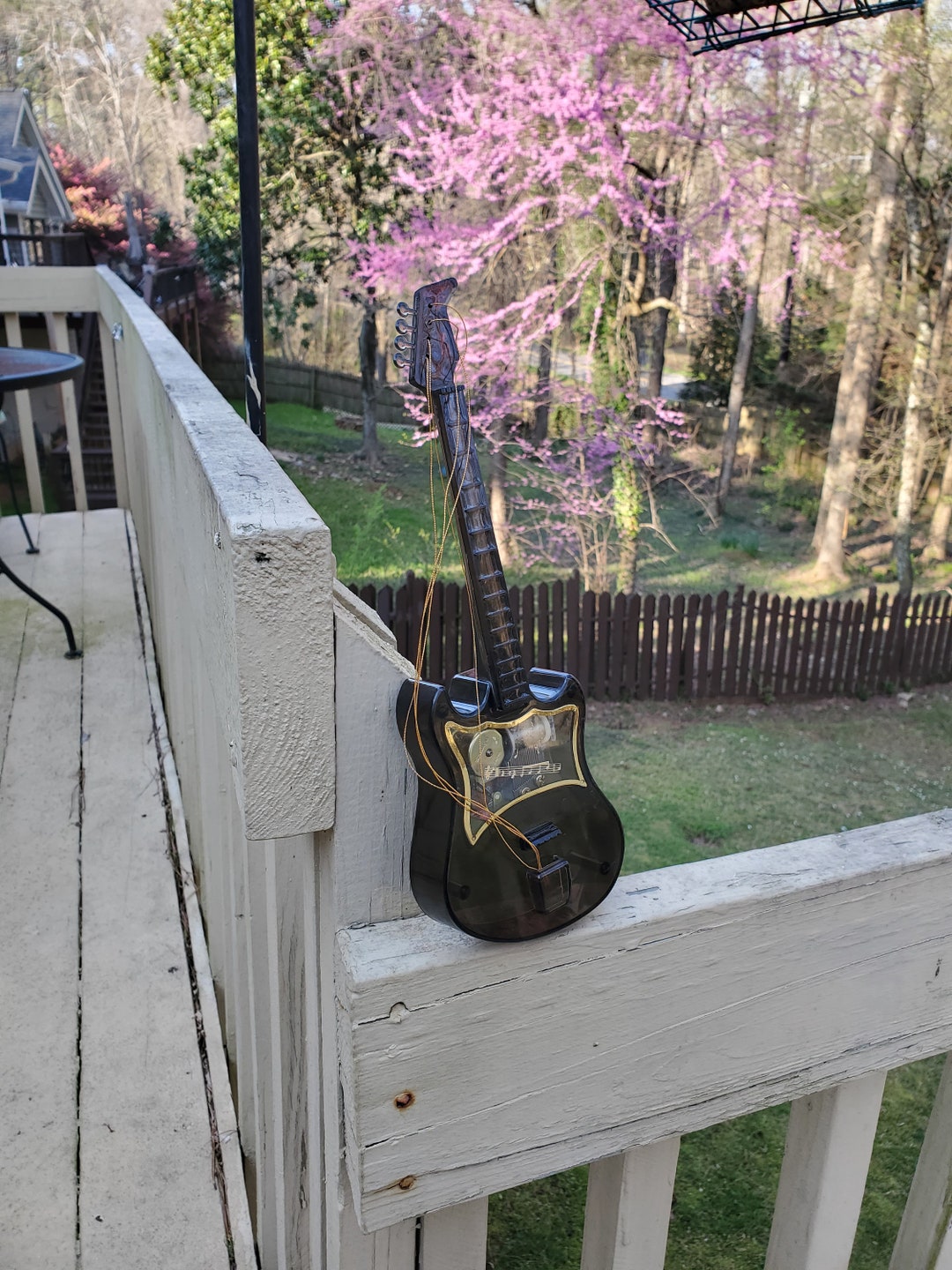 Vintage Guitar Music Box Mini Guitar - Etsy