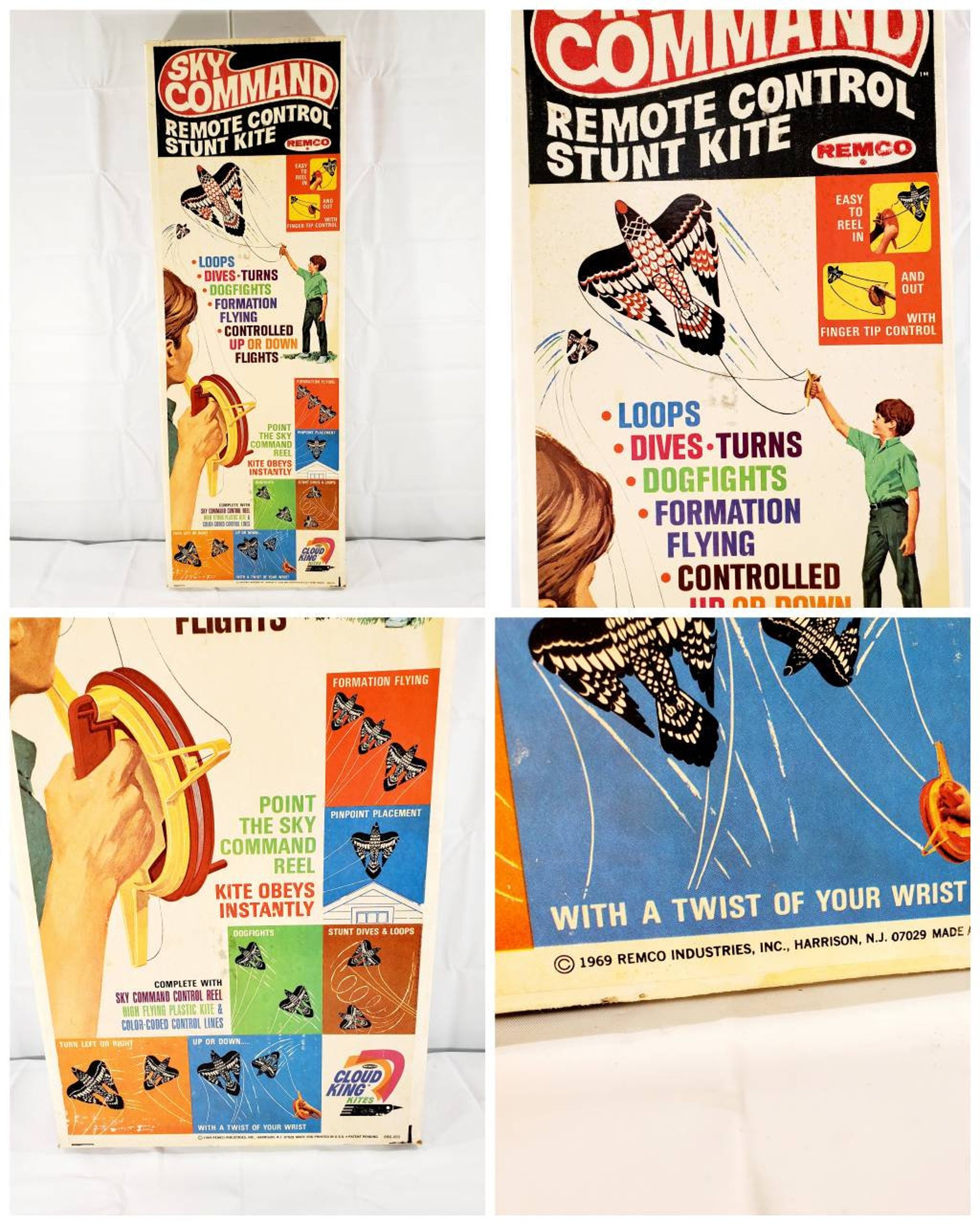 Rare Vintage NOS 1960s Remco Sky Command Remote Control Stunt - Etsy