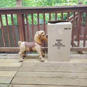 Vintage 1960s Louis Marx Marvel the Mustang Galloping Horse - Etsy