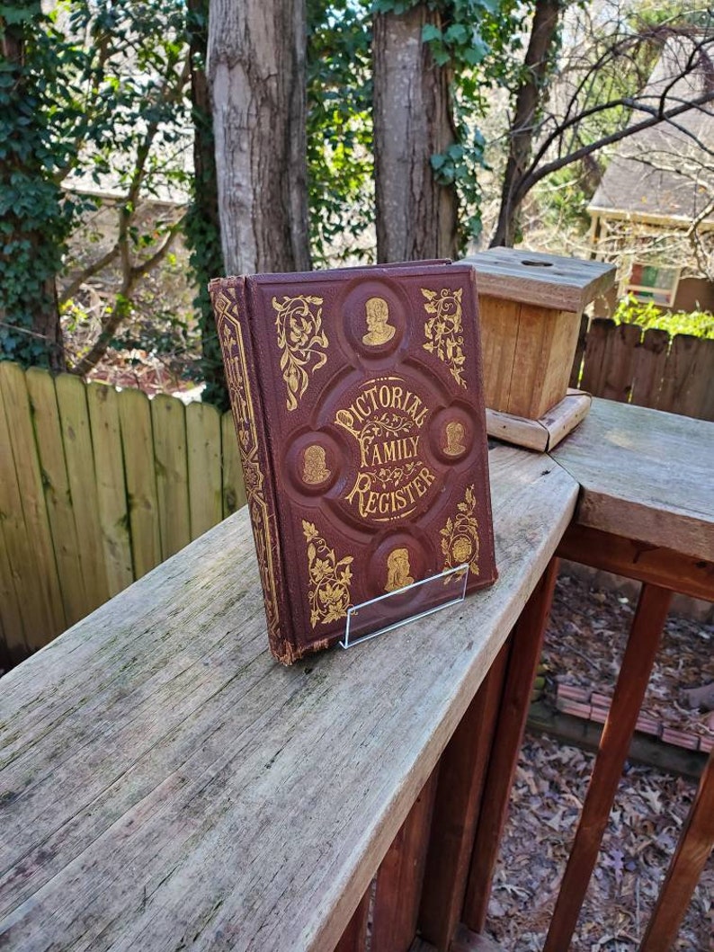 Antique 1871 A.H. Platt Pictorial Family Register Book - Etsy