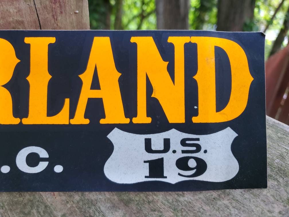 Vintage Frontierland US 19 Cherokee NC Bumper Sticker - Etsy