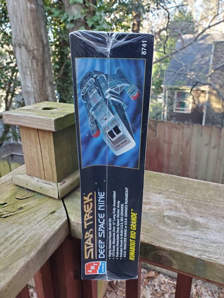 Vintage AMT ERTL Star Trek Deep Space Nine Runabout Rio Grande Sealed ...