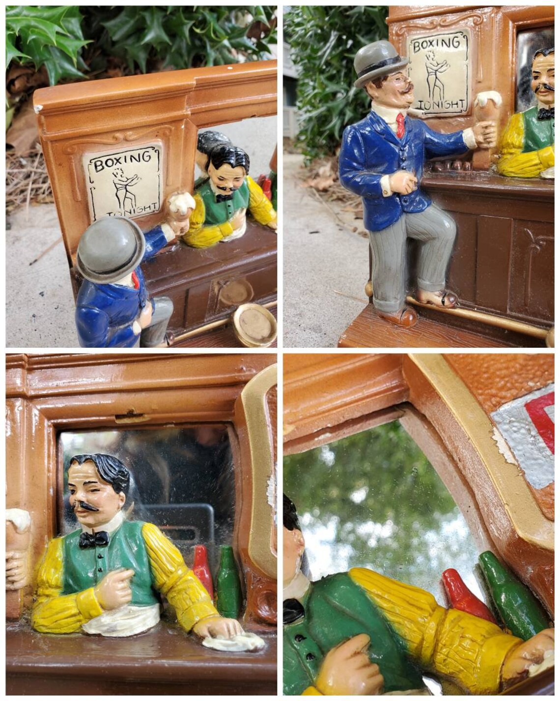 Vintage Yusay Pilsen Beer Chalkware Sign Display - Etsy