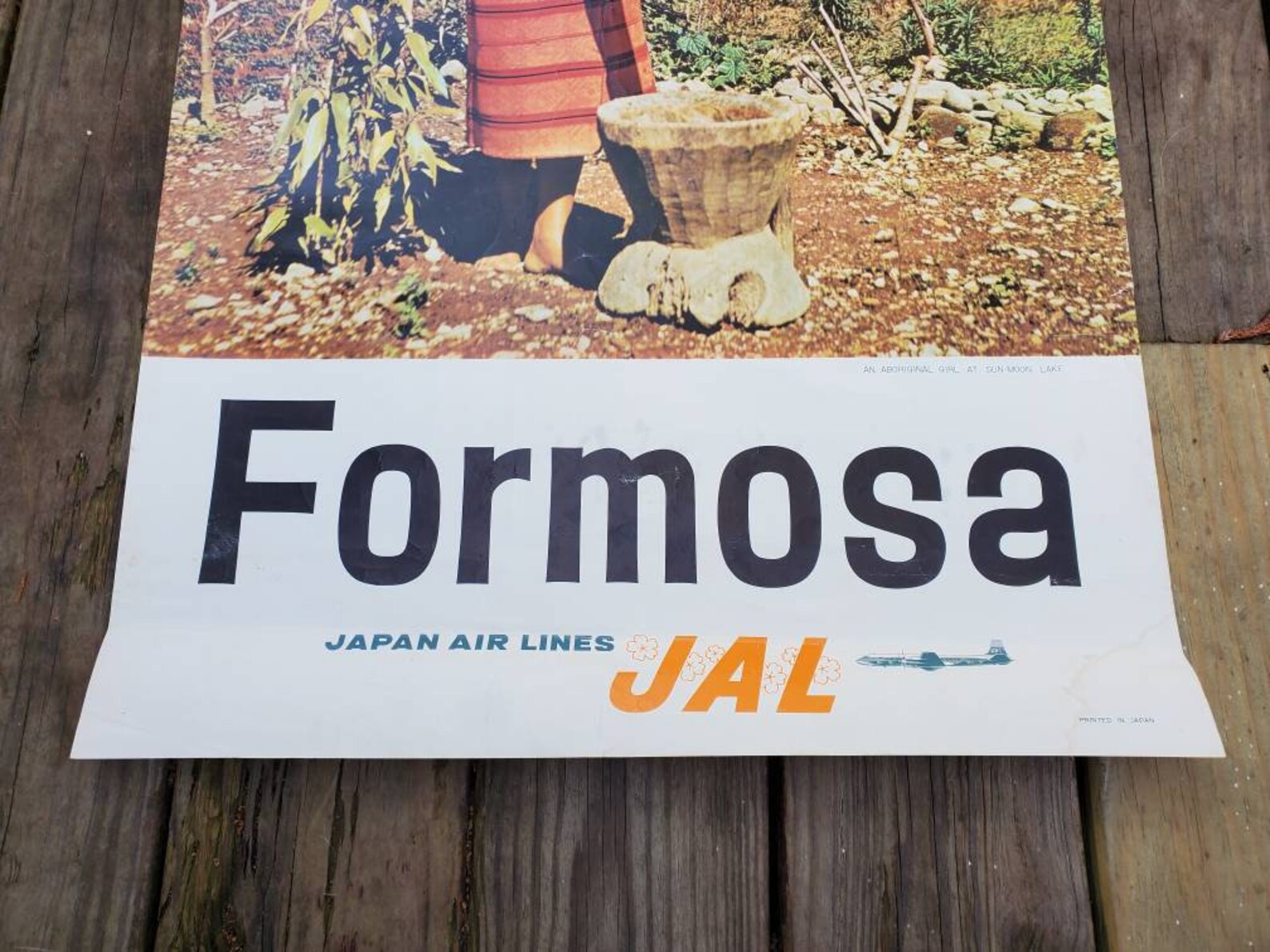Vintage JAL Japan Airlines Poster Advertising Formosa Japan Airlines - Etsy