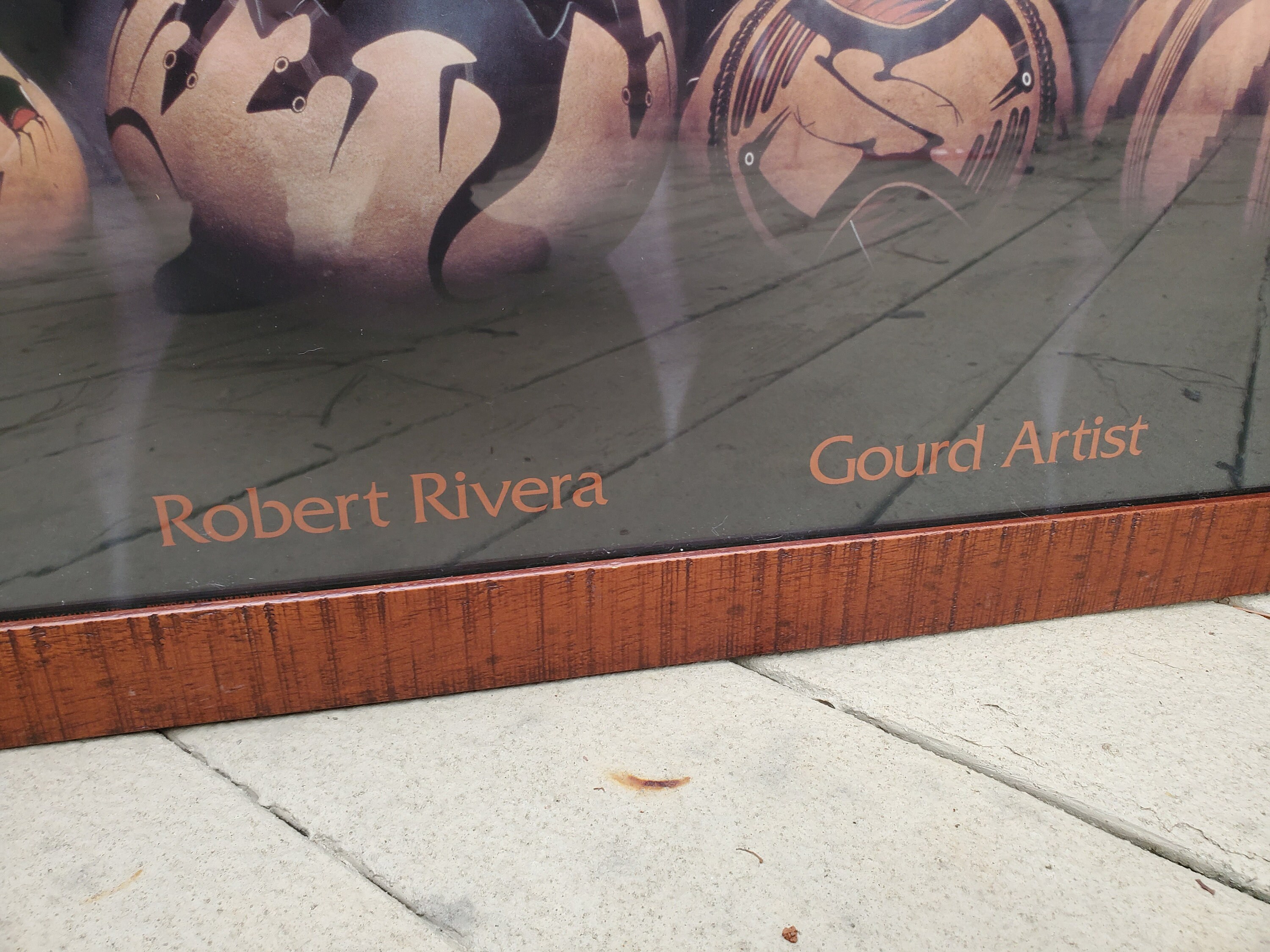 Vintage Robert Rivera Gourd Art Poster - Etsy