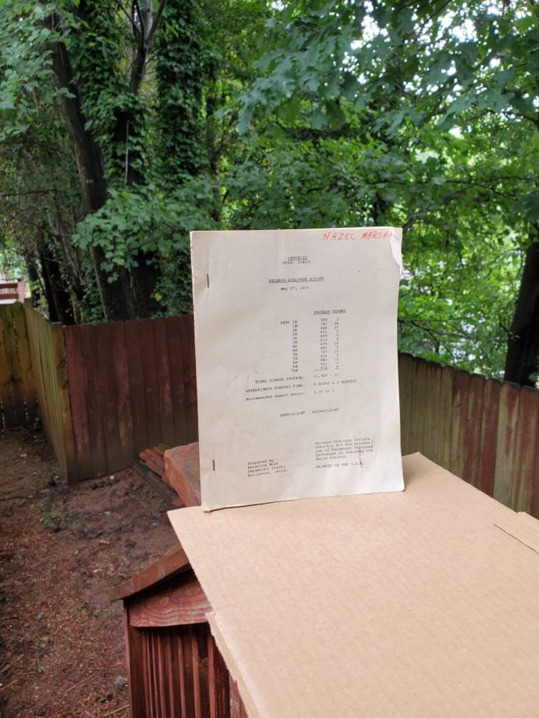 Vintage 1970 Catch 22 Script - Etsy
