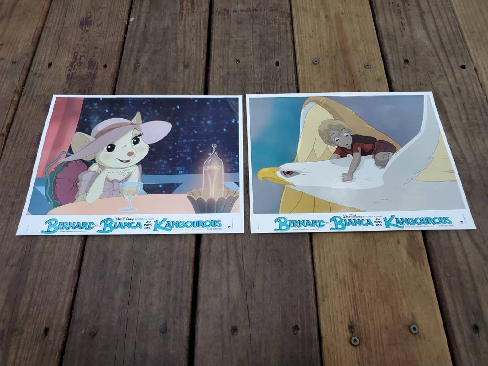 Vintage Bernard & Bianca the Rescuers Down Under Movie Lobby - Etsy