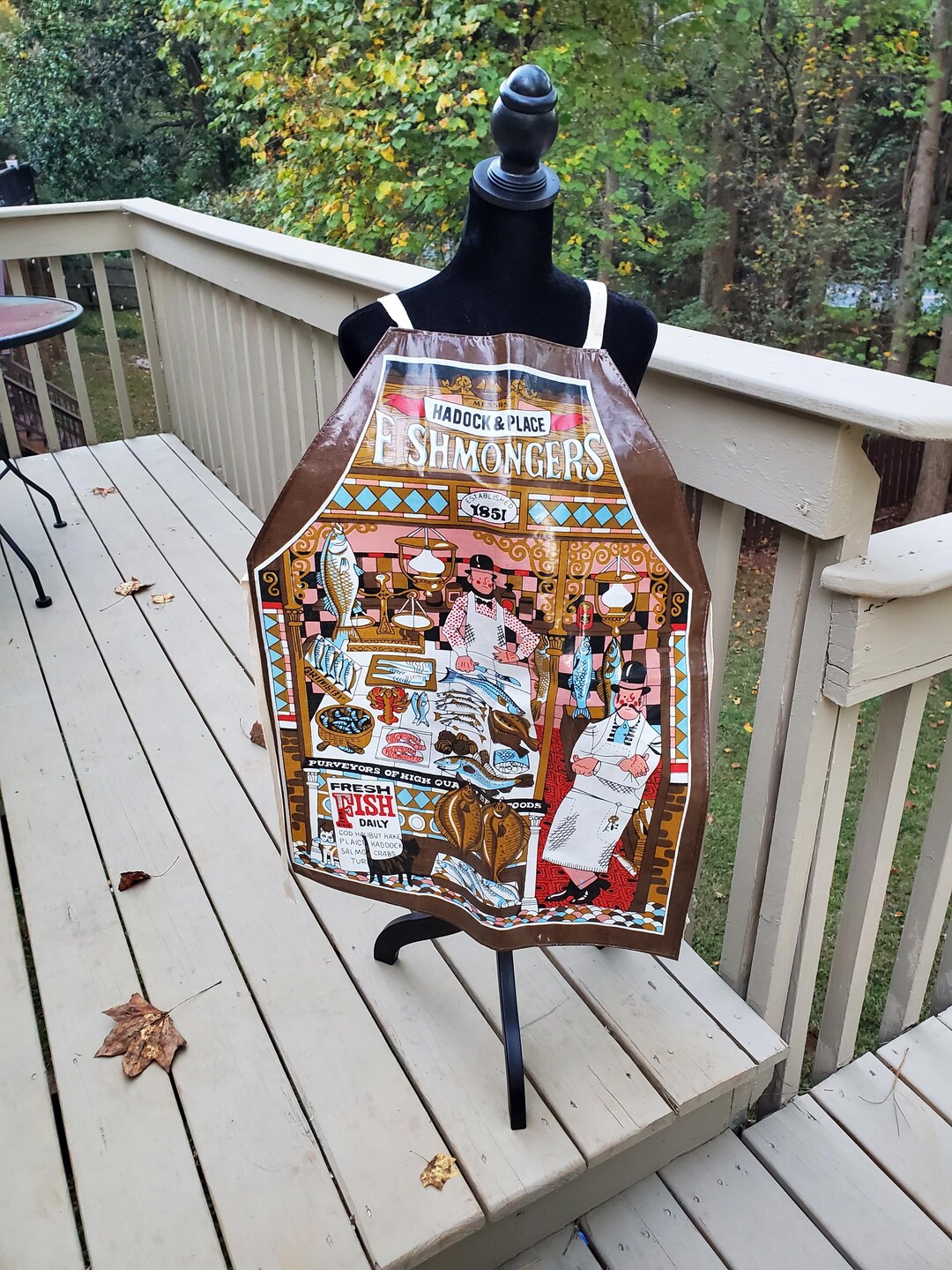 Vintage Hadock & Place Fishmongers Apron Cooking Apron - Etsy