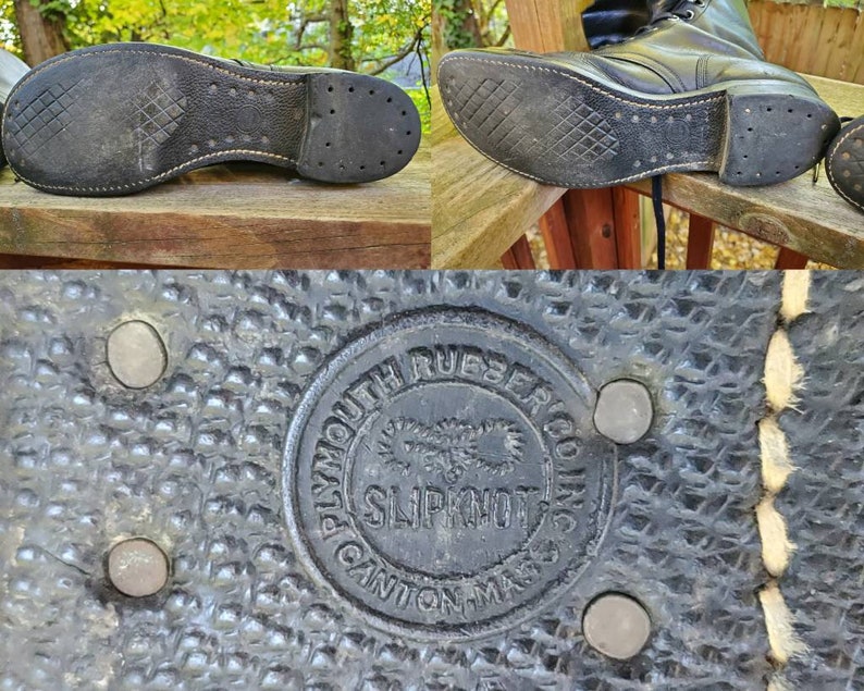 Vintage US Military Slipknot Leather Boots Military Boots - Etsy