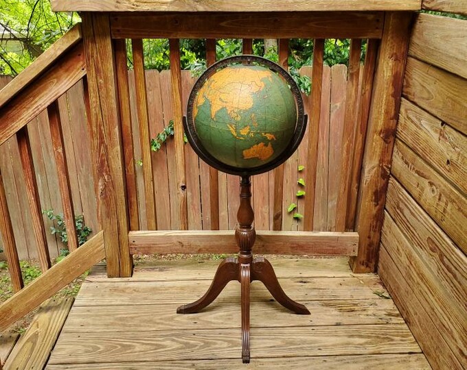 1930s 12 Replogle Library World Globe Floor Globe - Etsy