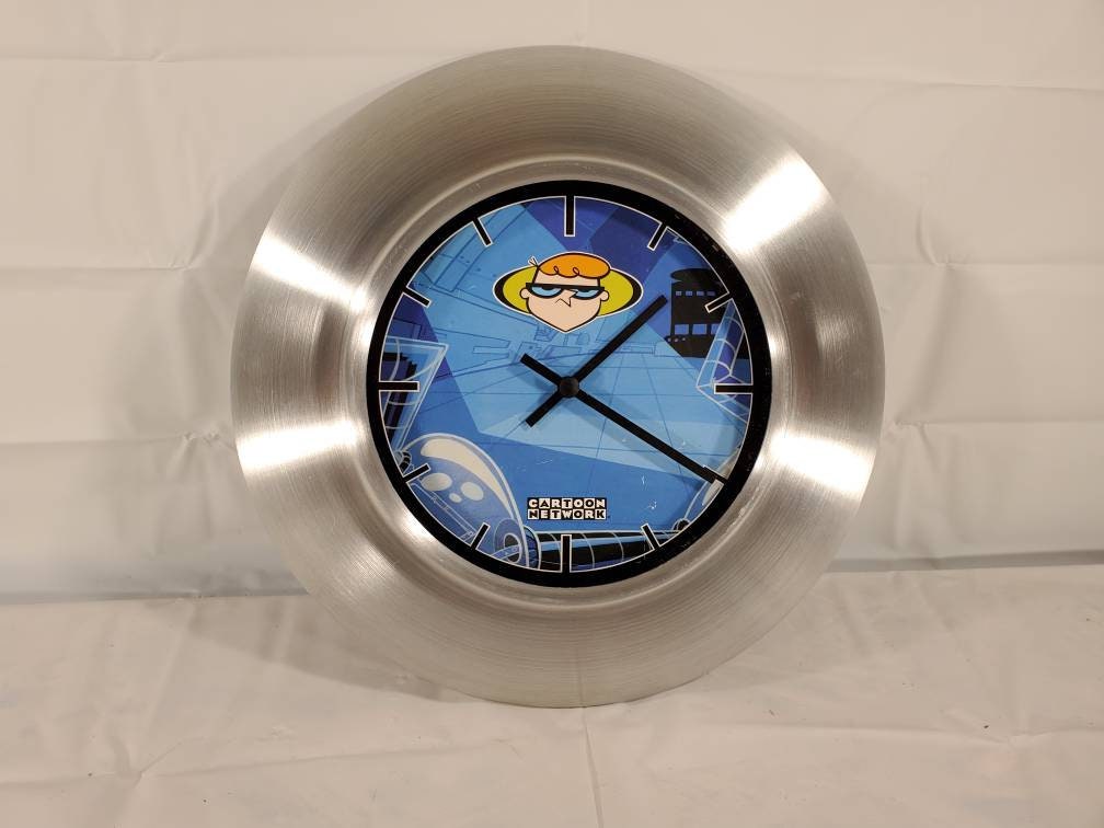Vintage Cartoon Network Dexter's Laboratory Clock 12 | Etsy