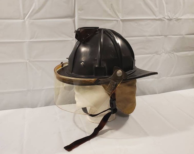 Vintage Morning Pride Ben Franklin Firefighter Helmet With Face Sheild ...