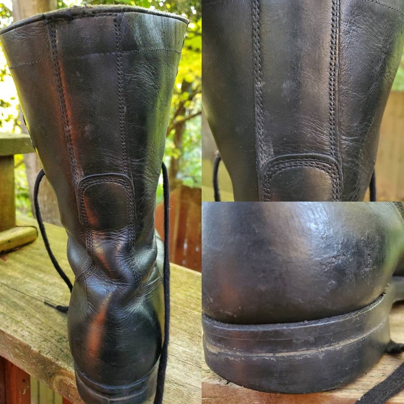 Vintage US Military Slipknot Leather Boots Military Boots - Etsy