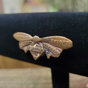 Vintage Captain Midnight Flight Patrol Skelly Pin - Etsy
