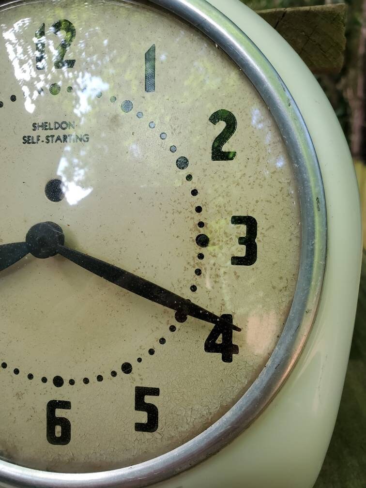 Vintage Sheldon Self Starting Clock Wall Clock K-200 - Etsy