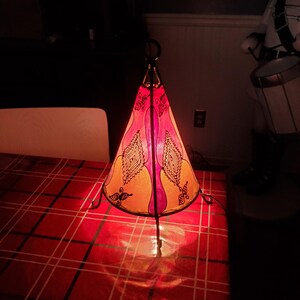 Vintage Goat Skin Lamp Moroccan Leather Lamp - Etsy