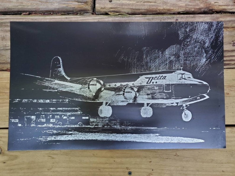 Vintage Delta Airlines Fred Takasumi Printing Proof Signs - Etsy