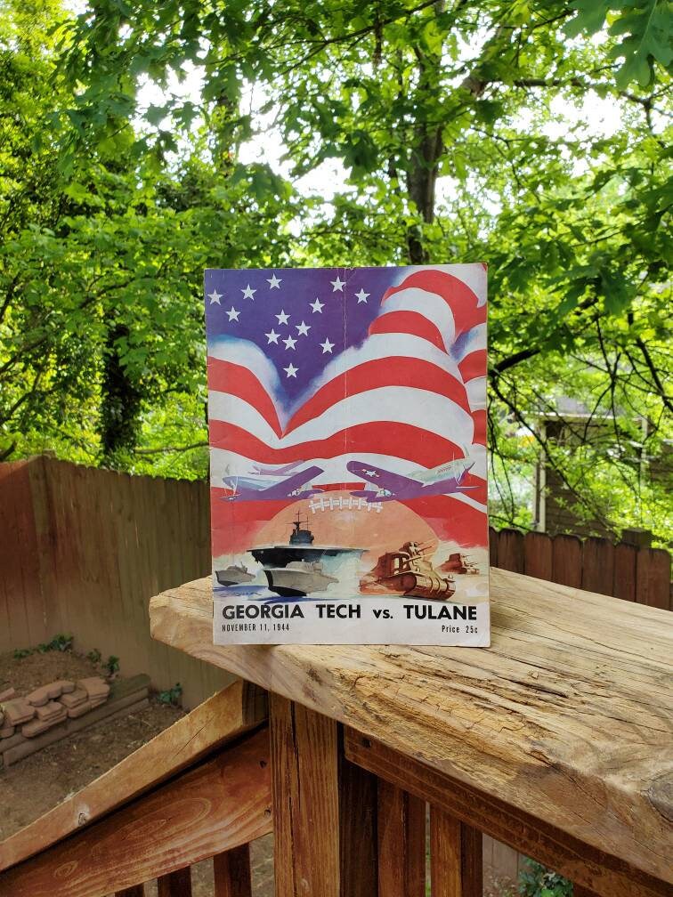 Collectibles Memorabilia Vintage 1944 Georgia Tech Football Program ...