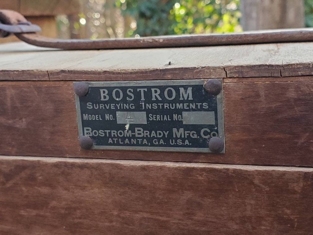 Vintage Bostrom Brady Surveying Instrument Model 4 - Etsy Finland