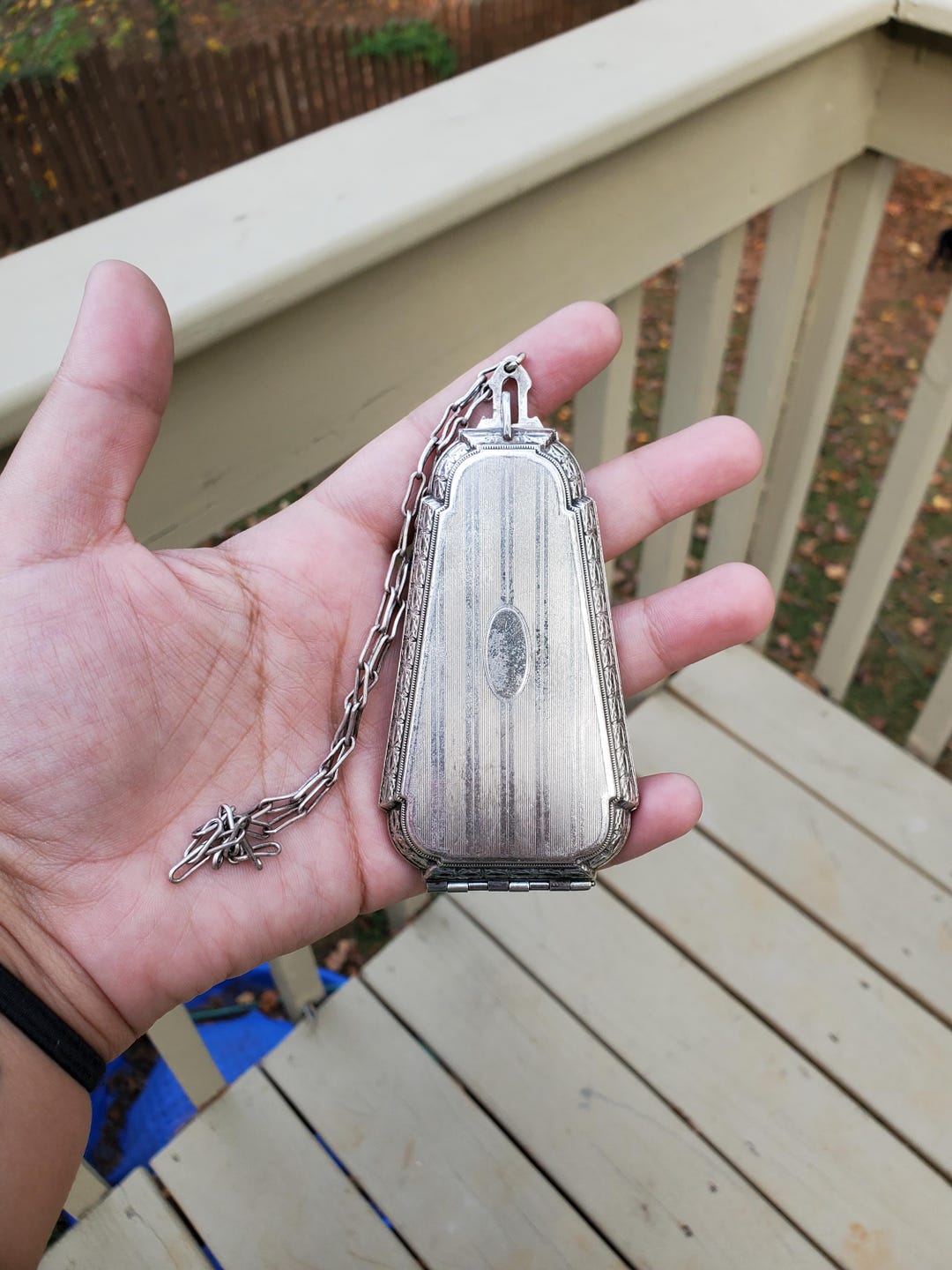 Antique 1920s Art Deco Coin Purse Art Deco Minaudiere Clutch Wrist Bag ...