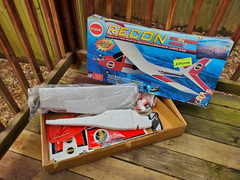 Vintage Cox Recon Free Flying Photo Reconnaissance Airplane - Etsy