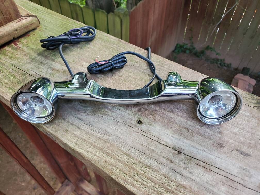 Vintage Chrome Motorcycle Bullet Light Bar SAE T07K-0012 - Etsy