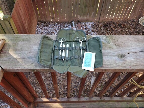 Vintage US Military Medic Kit Medical Instrument Case Medical - Etsy
