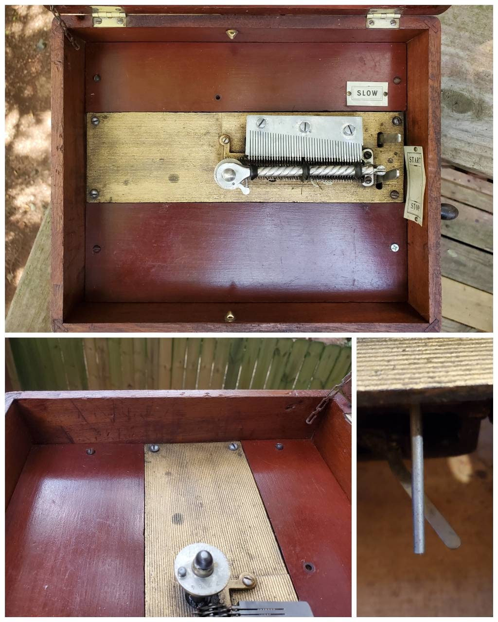 Antique Criterion Disc Music Box Hand Crank - Etsy