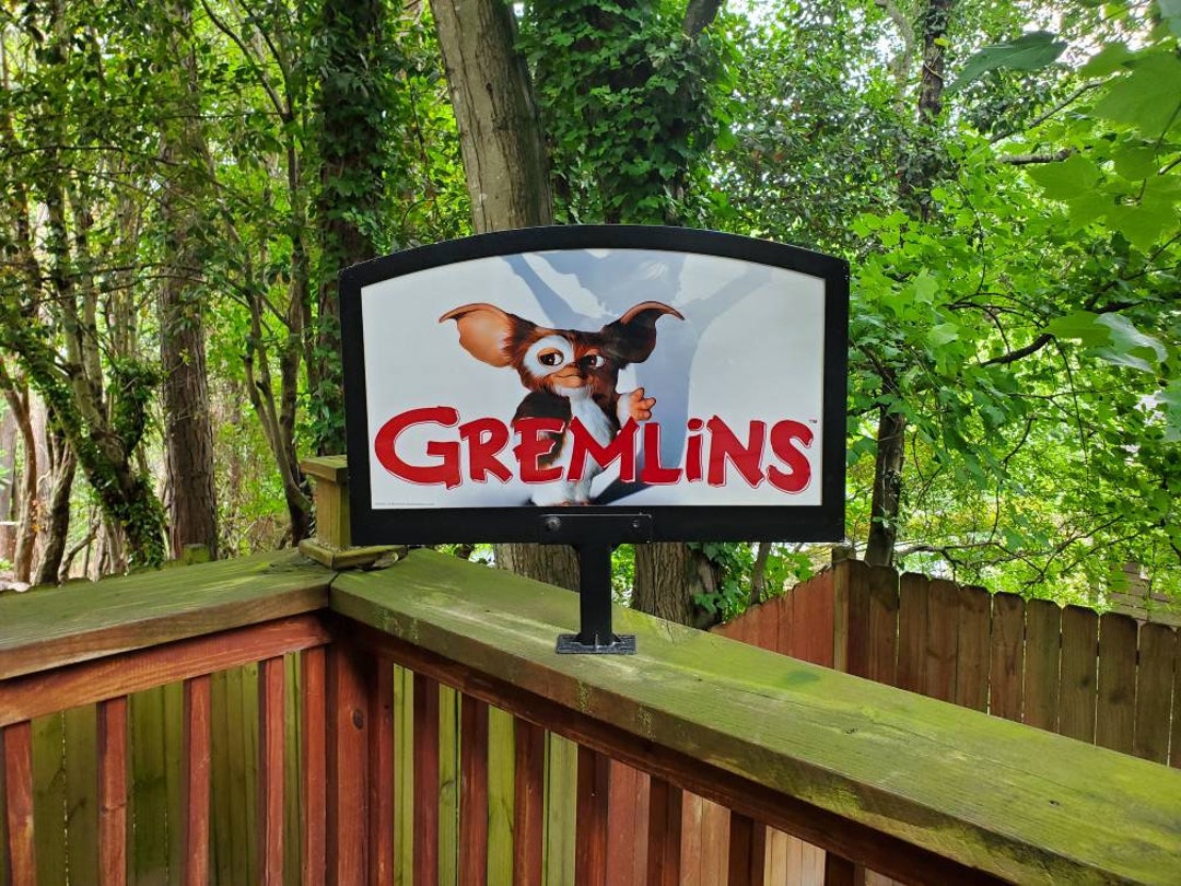 Authentic Warner Brothers Gremlins Slot Machine Topper Sign Casino Game ...