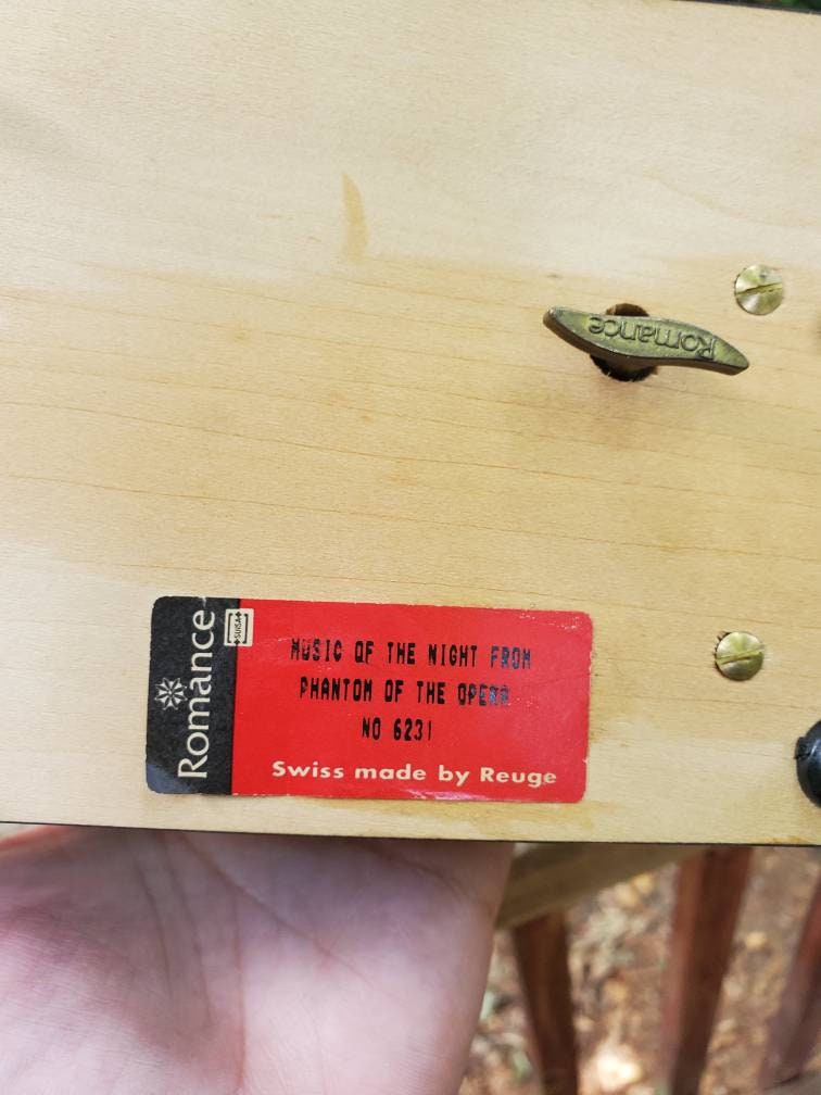 Vintage Reuge Romance Phantom of the Opera Music Box Parts or | Etsy