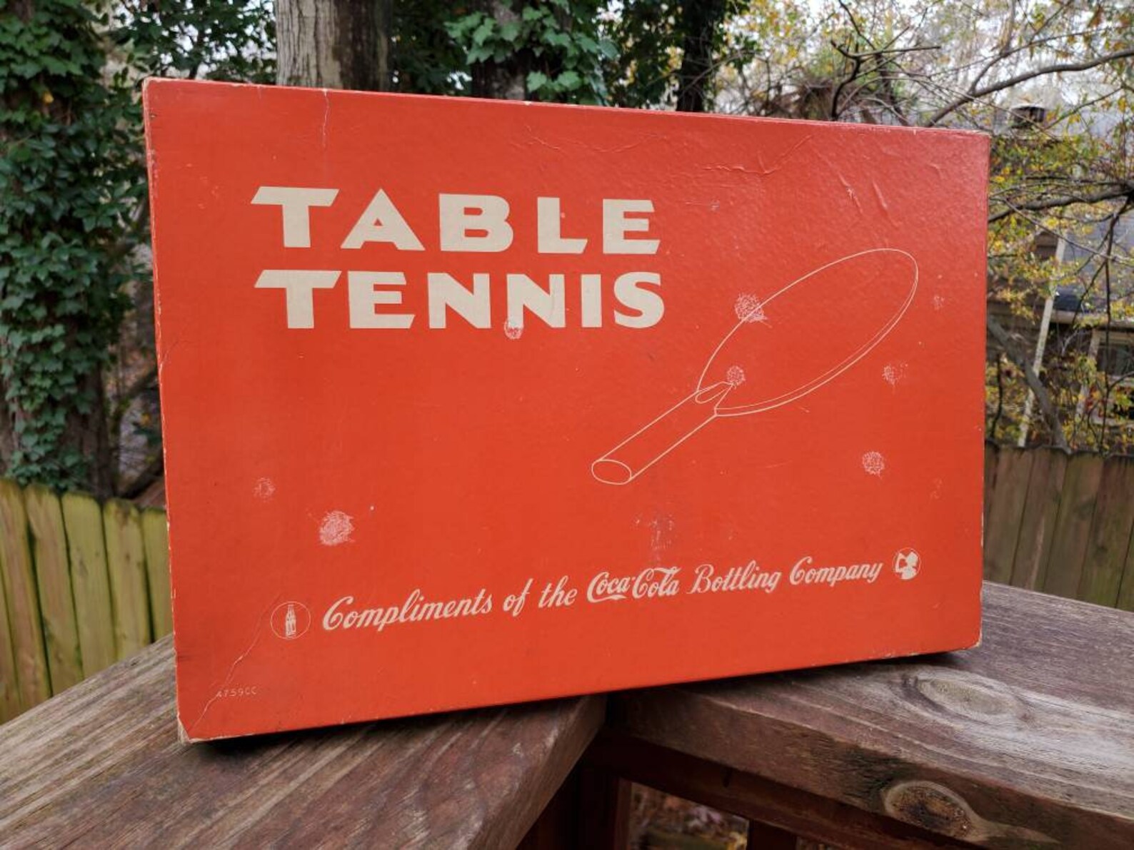 Vintage 1950s Coca Cola Table Tennis Ping Pong Set Etsy