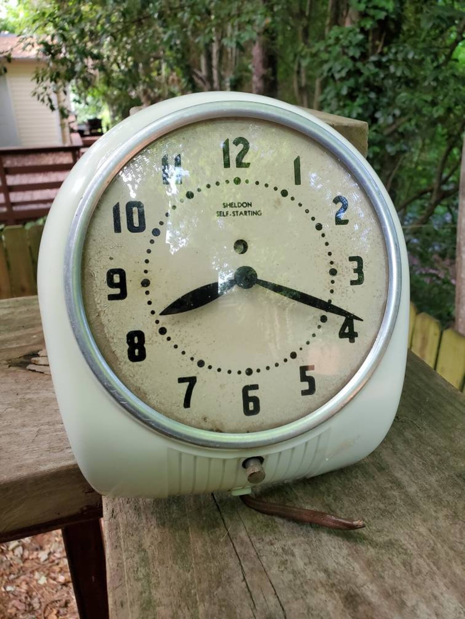 Vintage Sheldon Self Starting Clock Wall Clock K-200 - Etsy Finland