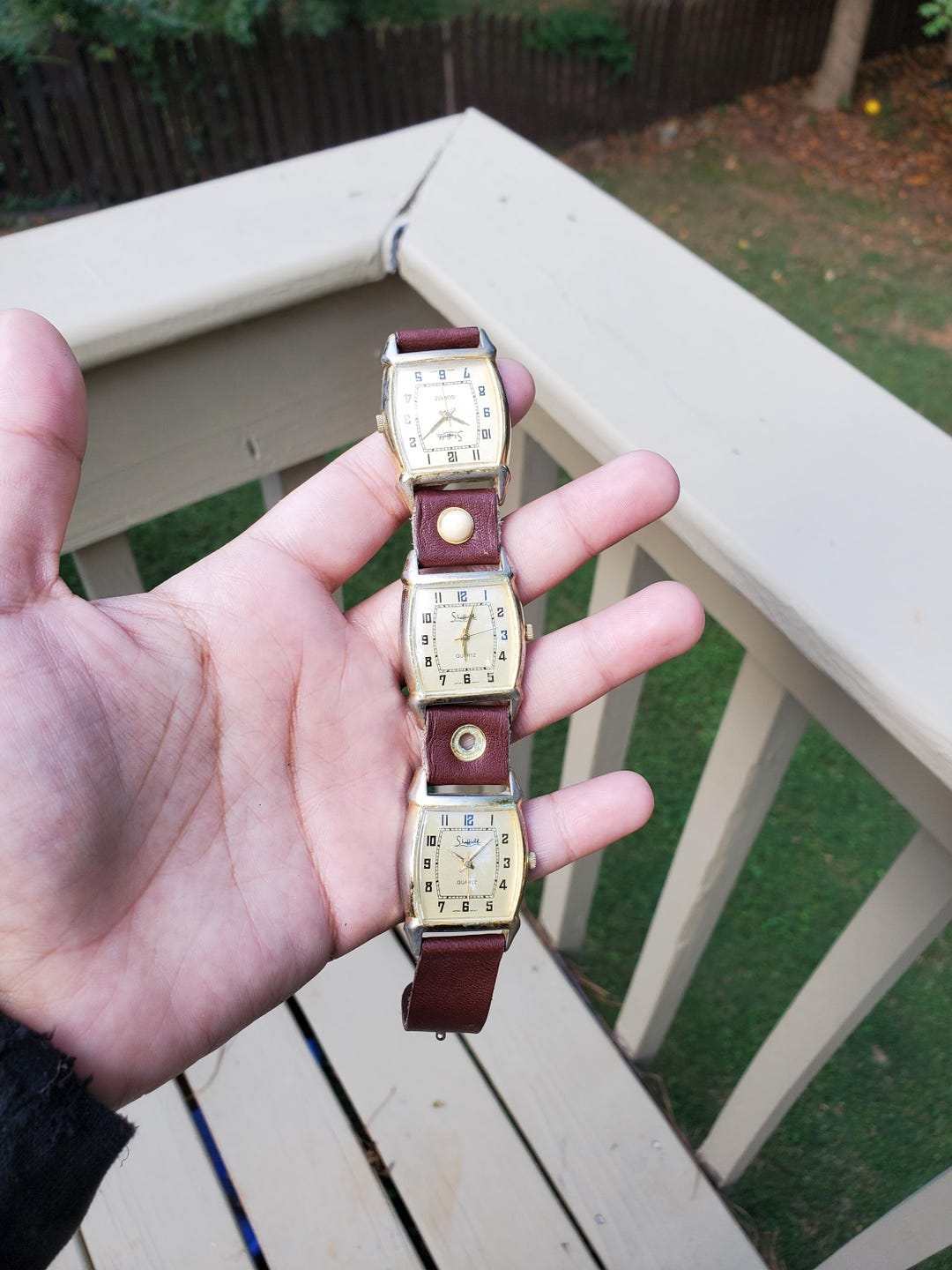 Vintage Sheffield Watch Multi Face Watch Bracelet - Etsy