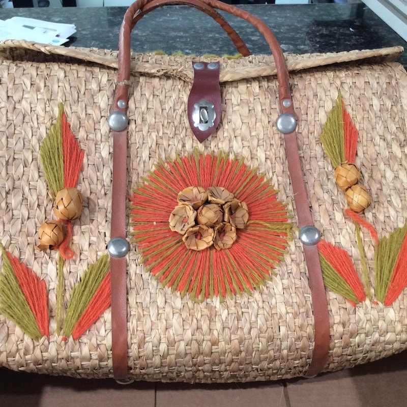 Orange Rattan - Etsy