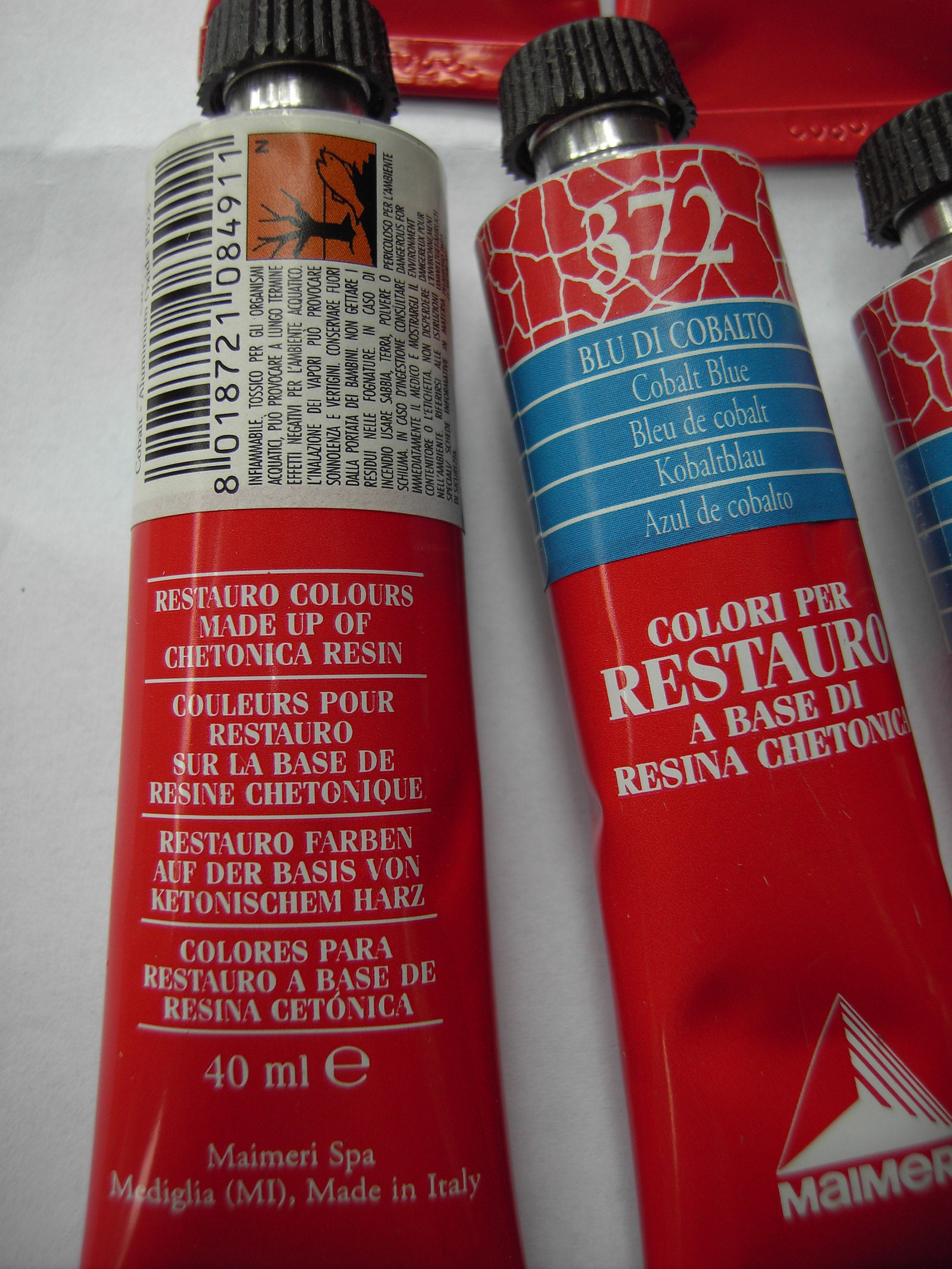 Maimeri Ketone-based Restoration Colors 6 Tubes 40 Ml Cobalt Blue ...