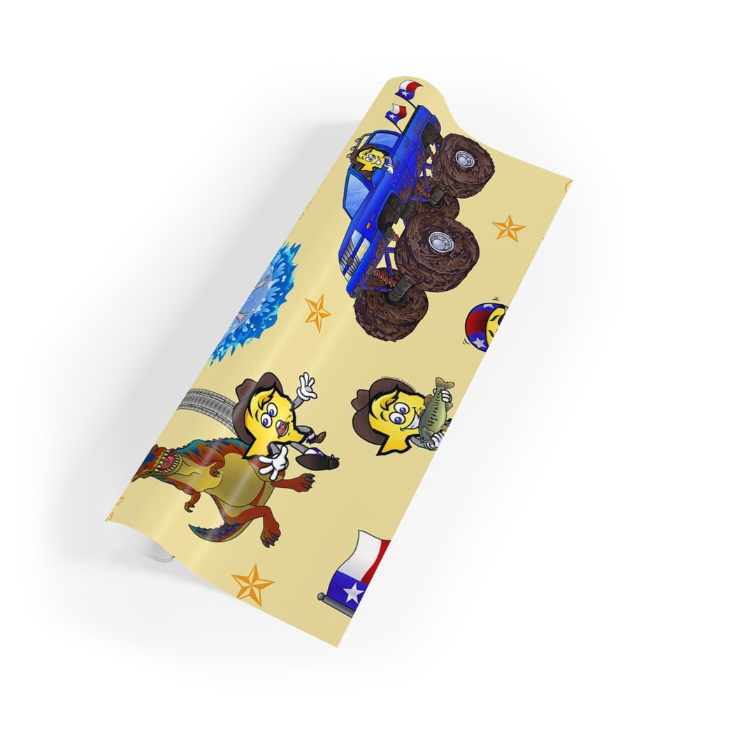 Spur the Texas Adventurer® Gift Wrapping Paper - Etsy