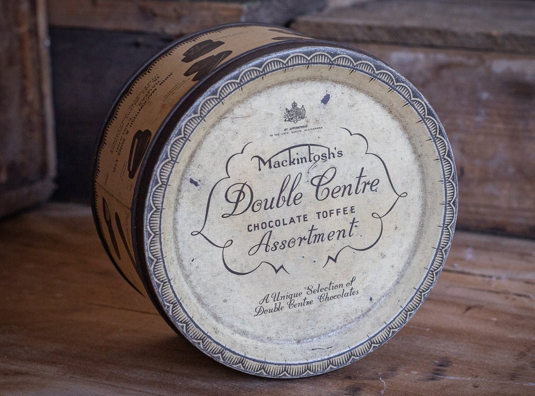 Vintage Mackintosh's Double Centre Chocolate Toffee Assortment Tin ...